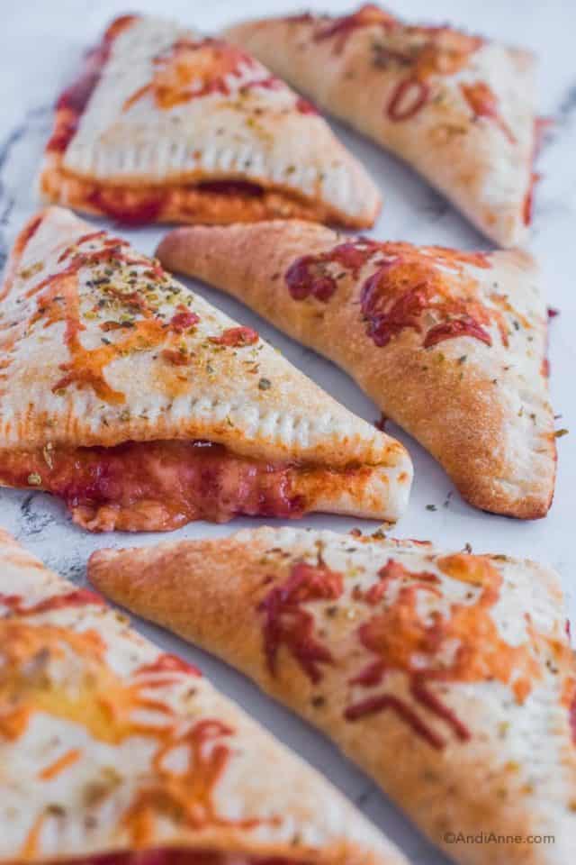 Homemade Pepperoni Pizza Pockets