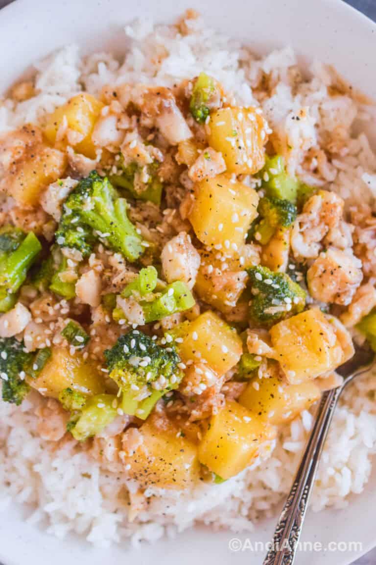 Sweet and Sour Pineapple Fish - Andi Anne