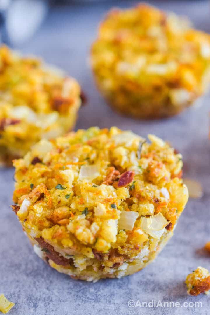 Orange Stuffing Muffins - Andi Anne
